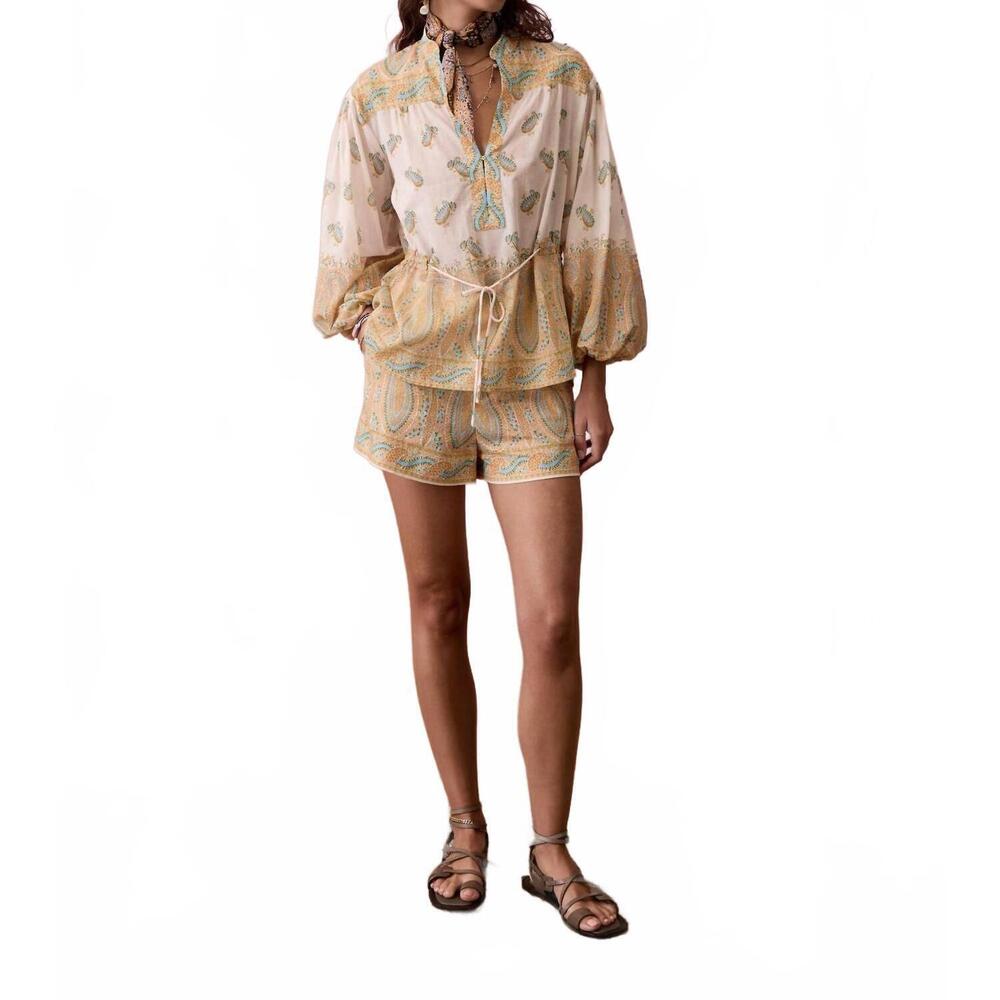 Boteh | Tops | New Boteh Jardin Smock Shirt In Crme | Poshmark